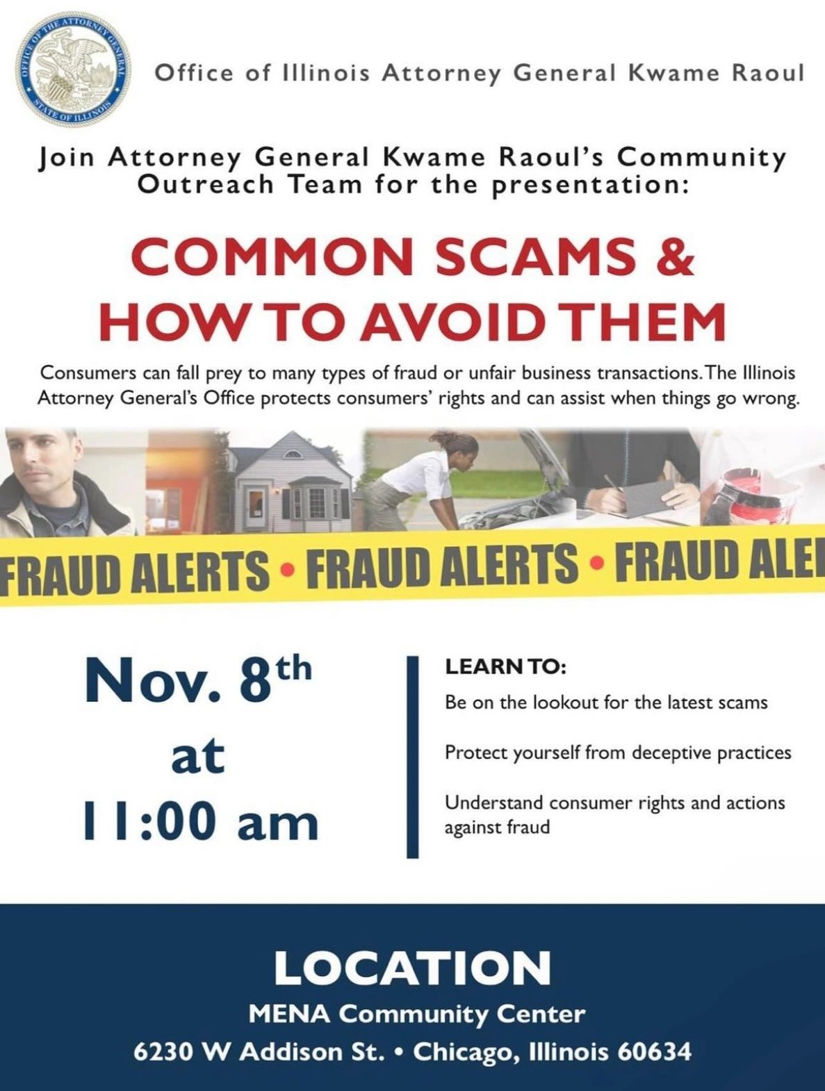 Scam and Fraud Avoidance Workshop