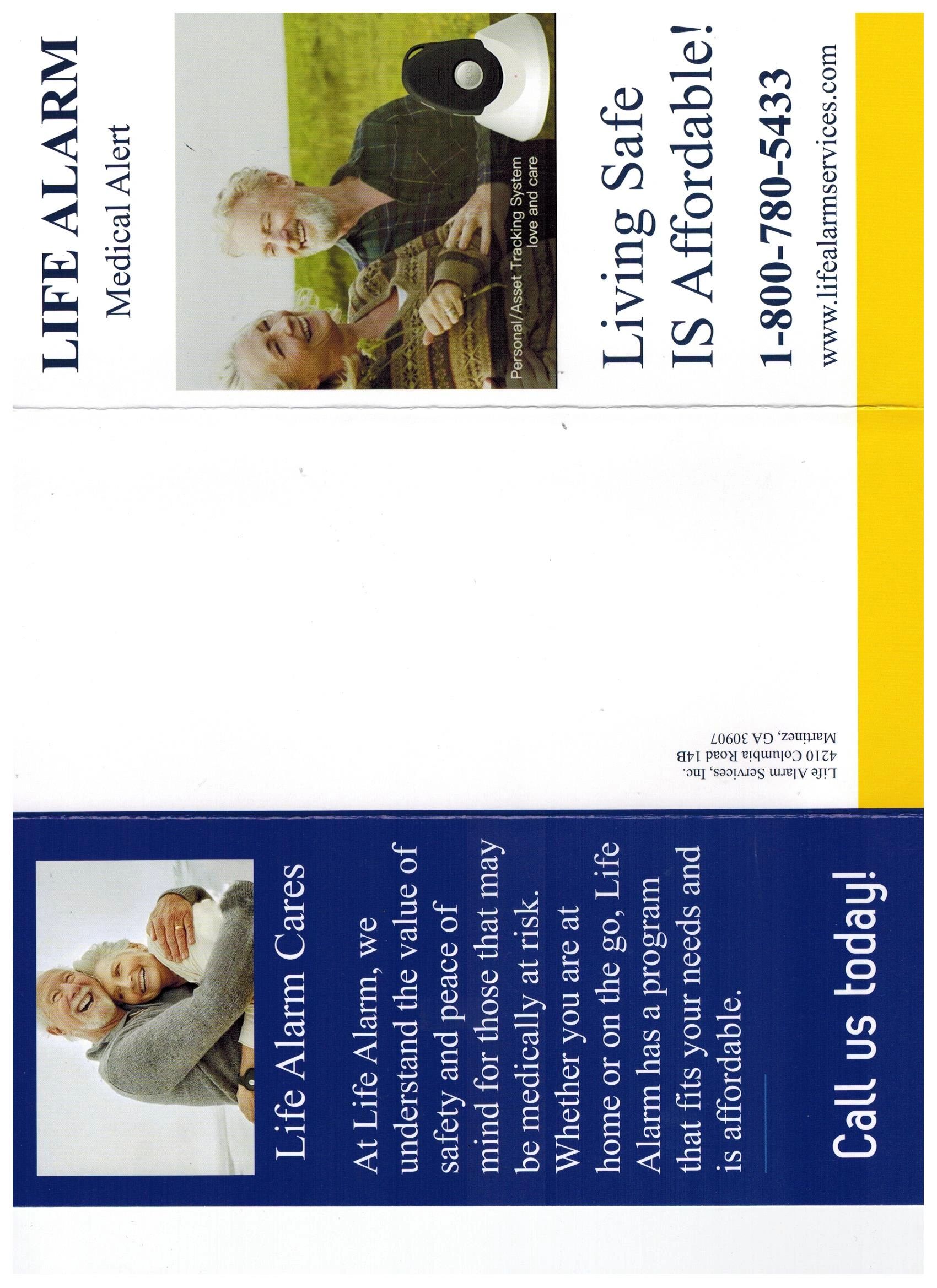 LIFE ALARM BROCHURE