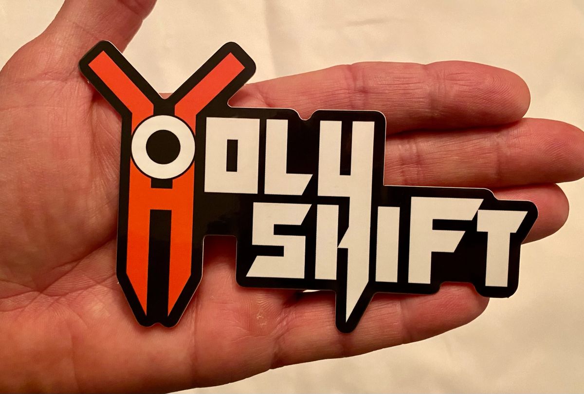 Holy ShiFt Sticker - Black 5/3