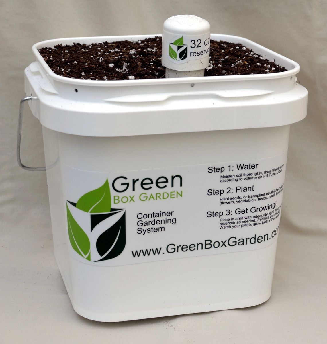 ONE (1) - 9 Inch Cube - Green Box Garden