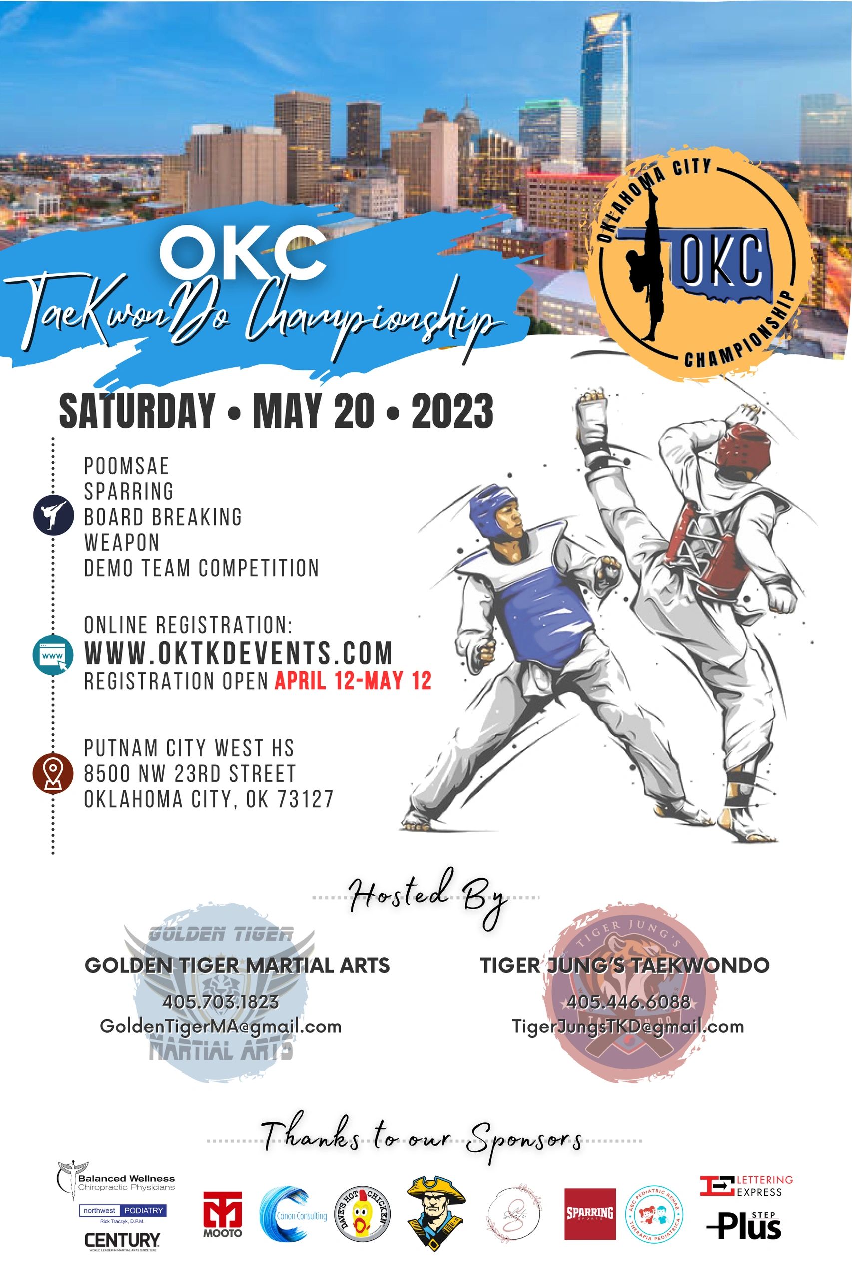 Oklahoma Taekwondo Events