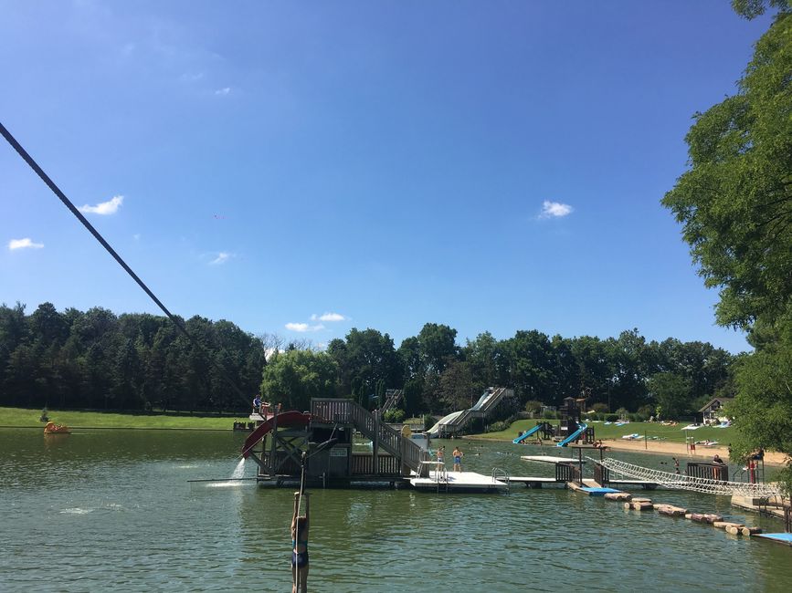 Cable Ride | Pine Lake Water Park