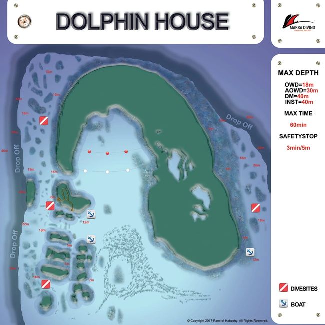 Marsa Diving - Dive Site, Maps, Dolphin House, Marsa Alam | Marsa Diving