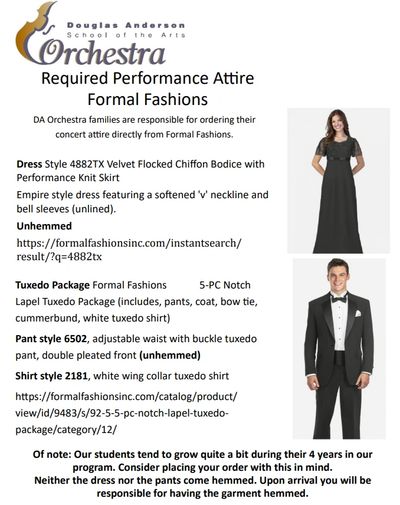 Orchestra Concert Attire