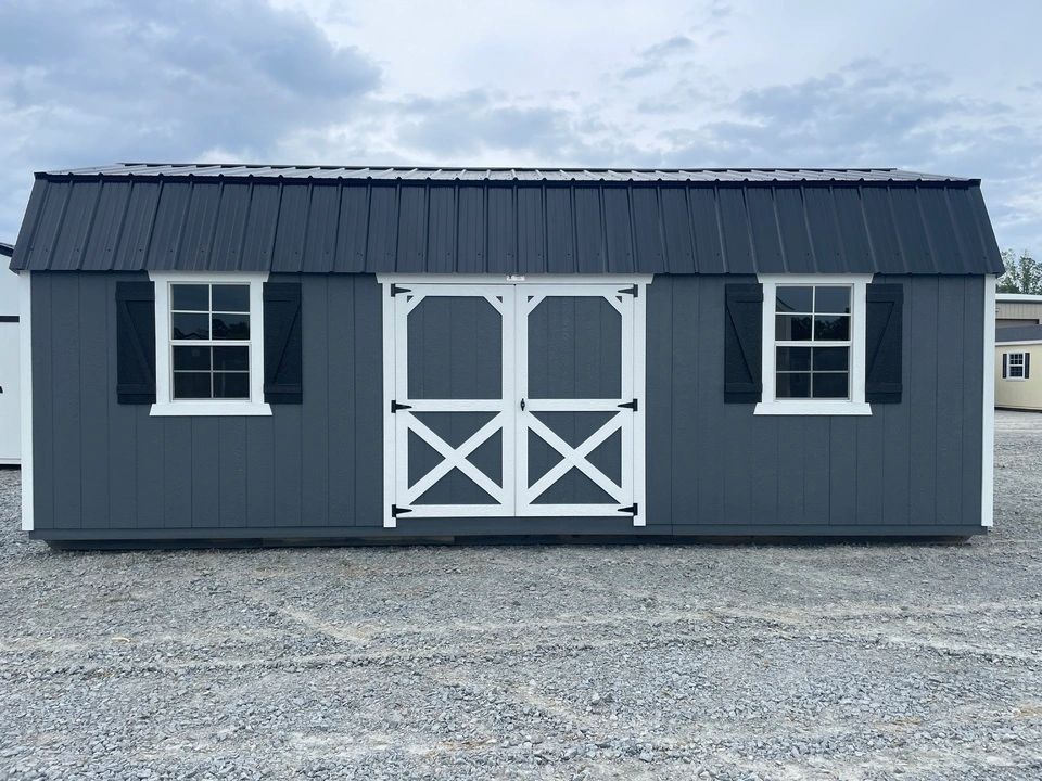 12x24 Lofted Barn /w Electrical, 2 of 24x36 Windows #025728