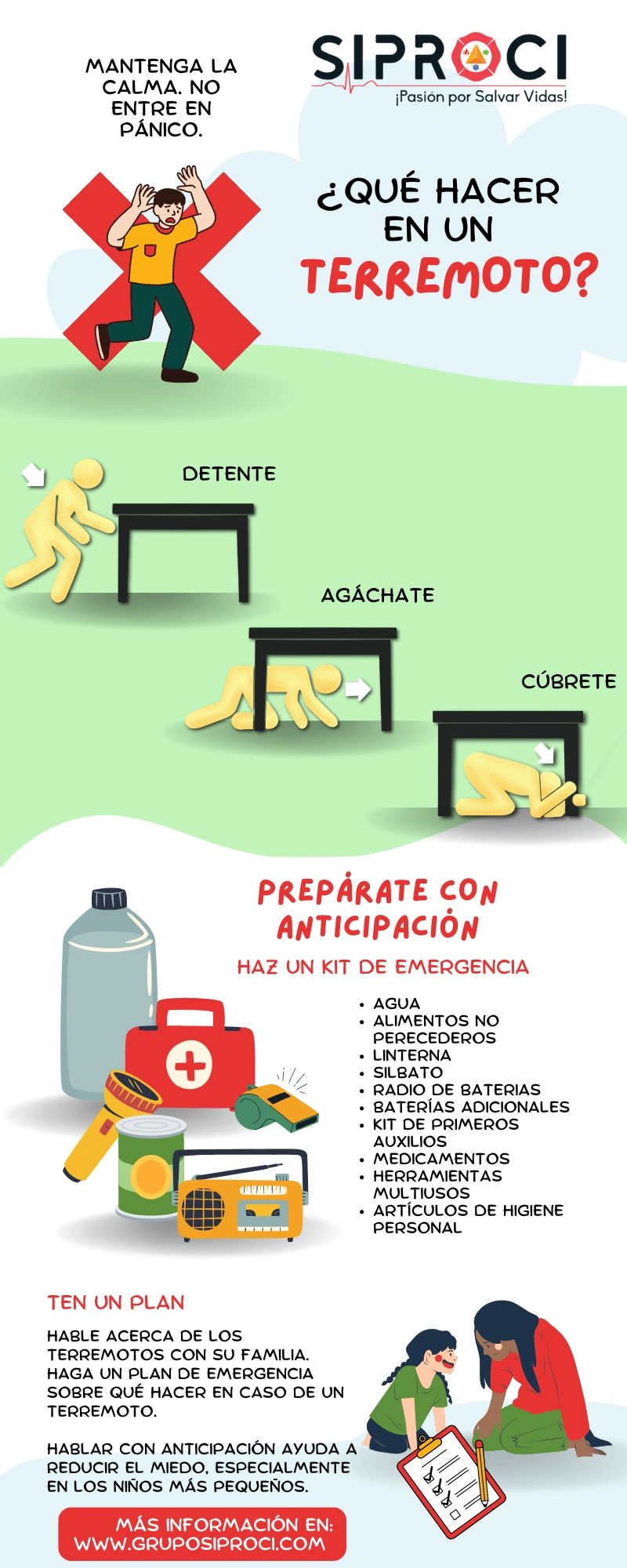 ¿Qué hacer en un Terremoto?