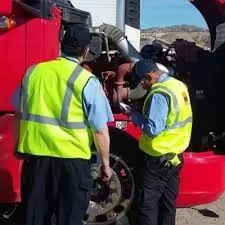 DOT Commercial Truck Inspection On-Site