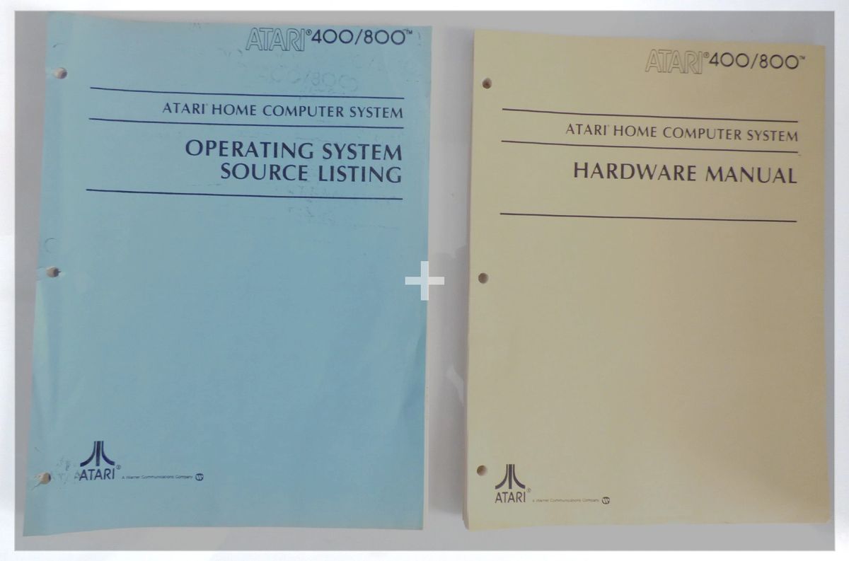 Atari operating system source list & Hardware manual