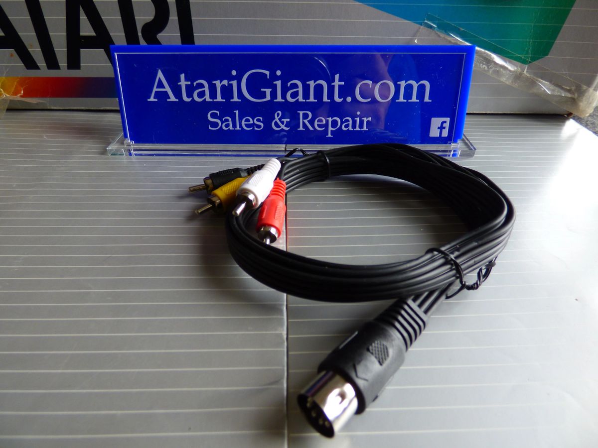 Atari 800xl 1200xl 130xe 65xe TV/AV video cable