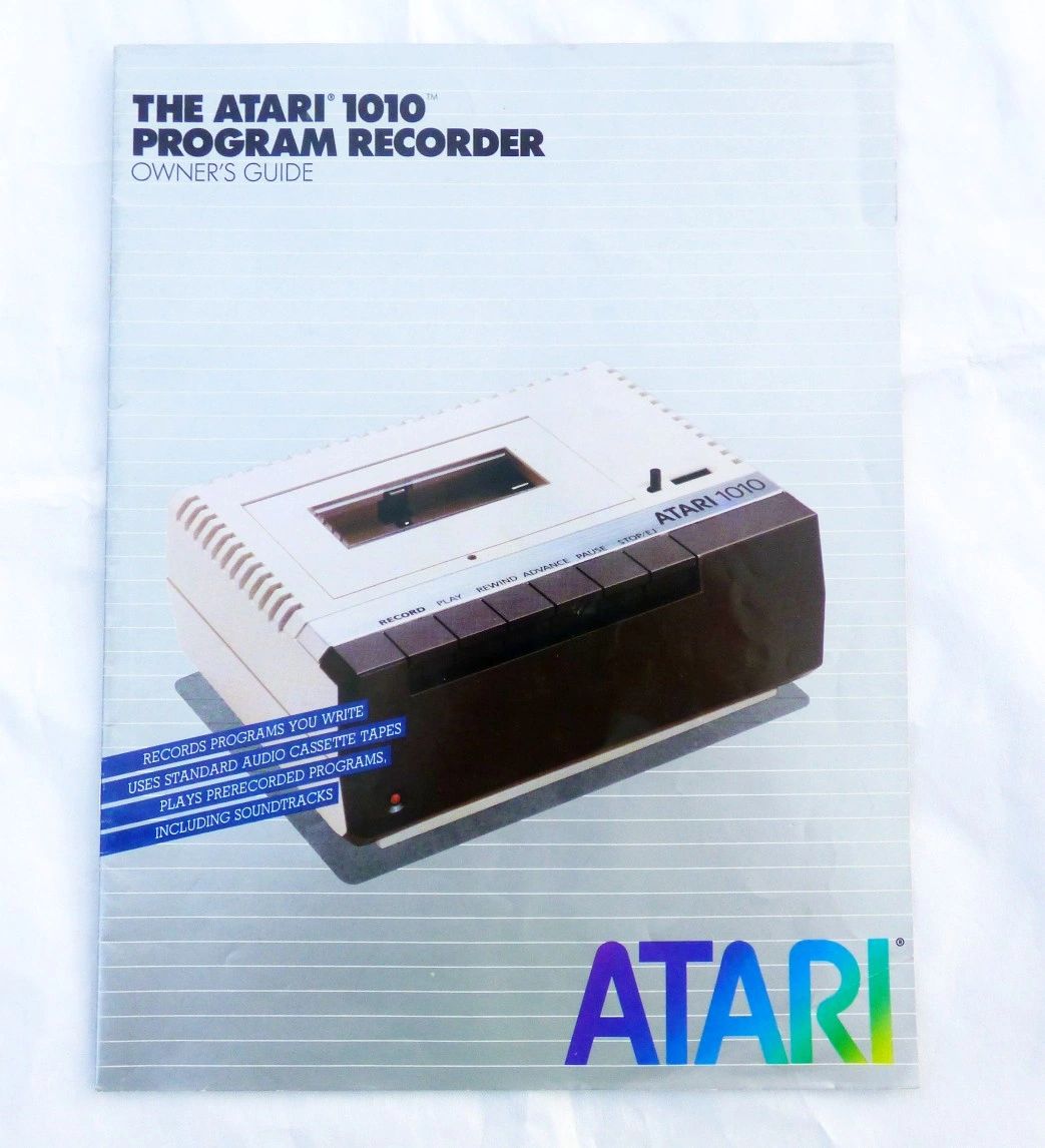 Atari 1010 owners guide mint
