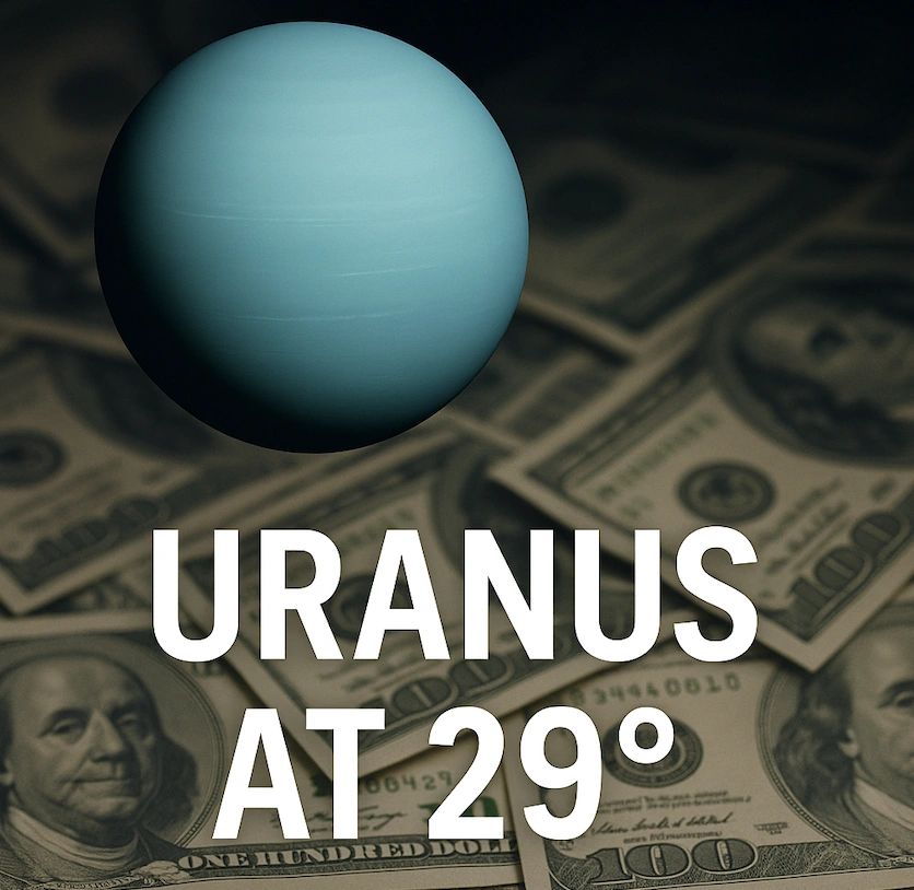 The Economic Impact of Uranus at 29 Degrees in History