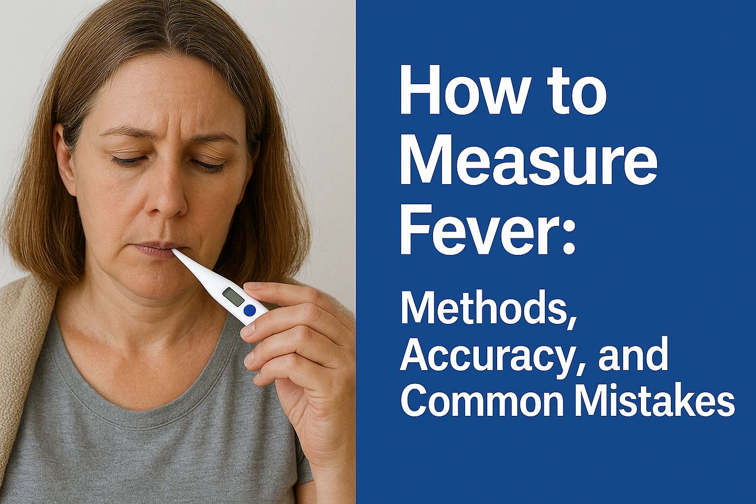 How to Measure Fever: Methods, Accuracy, and Common Mistakes