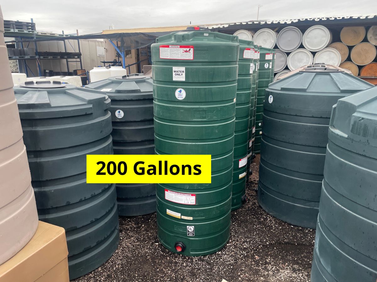 Enduraplas 200 Gallon Water Storage Tank (Pick Up Only)*