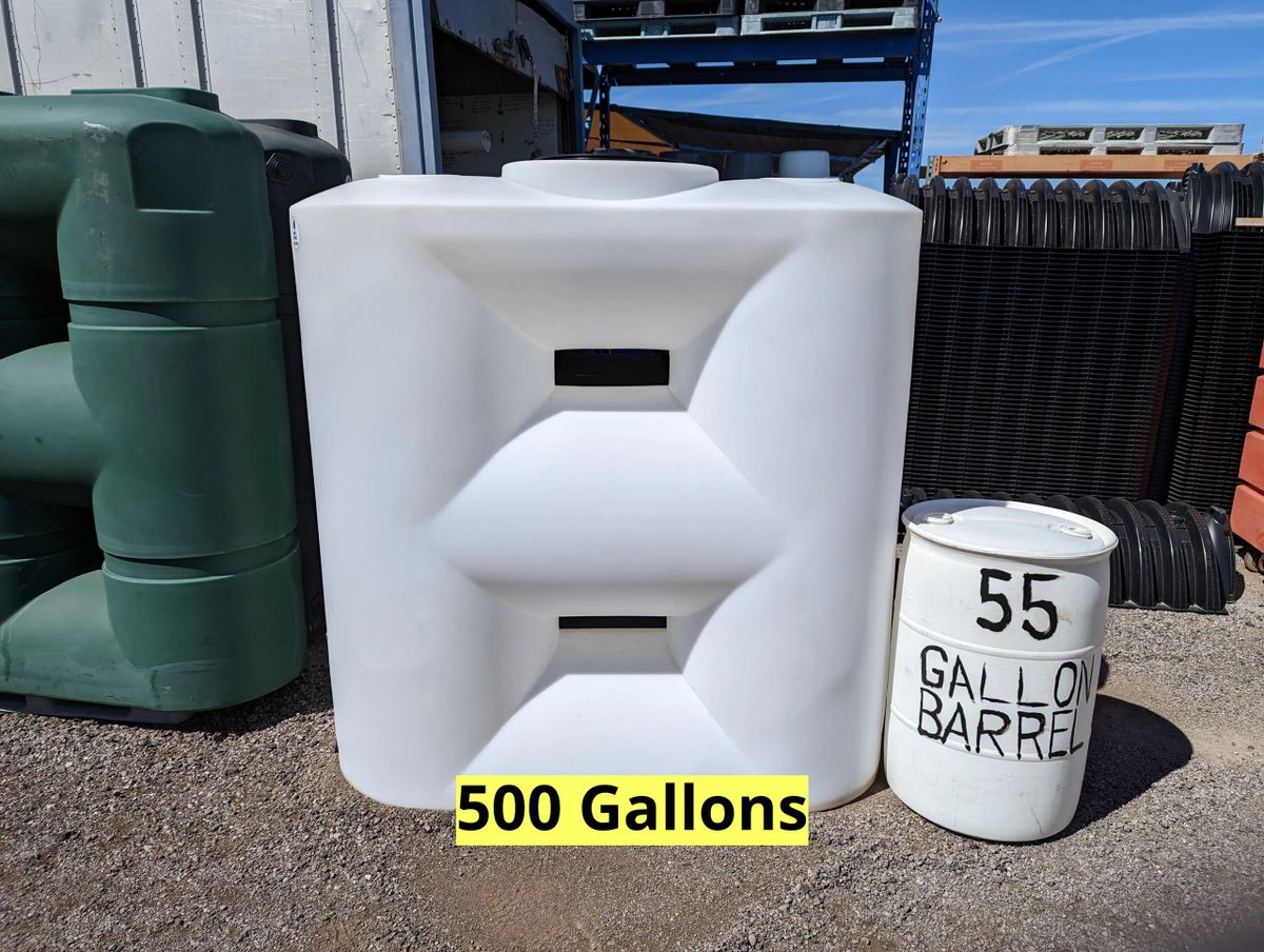 500 Gallon Slim Line Water Storage Tank (Pick Up Only)*