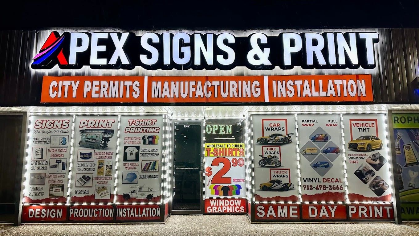 Custom Signage Services | Apex Signs & Print