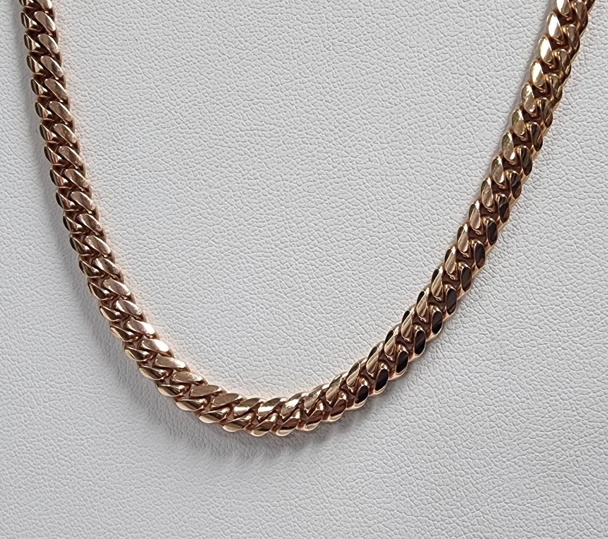18K Rose gold miami cuban link Chains