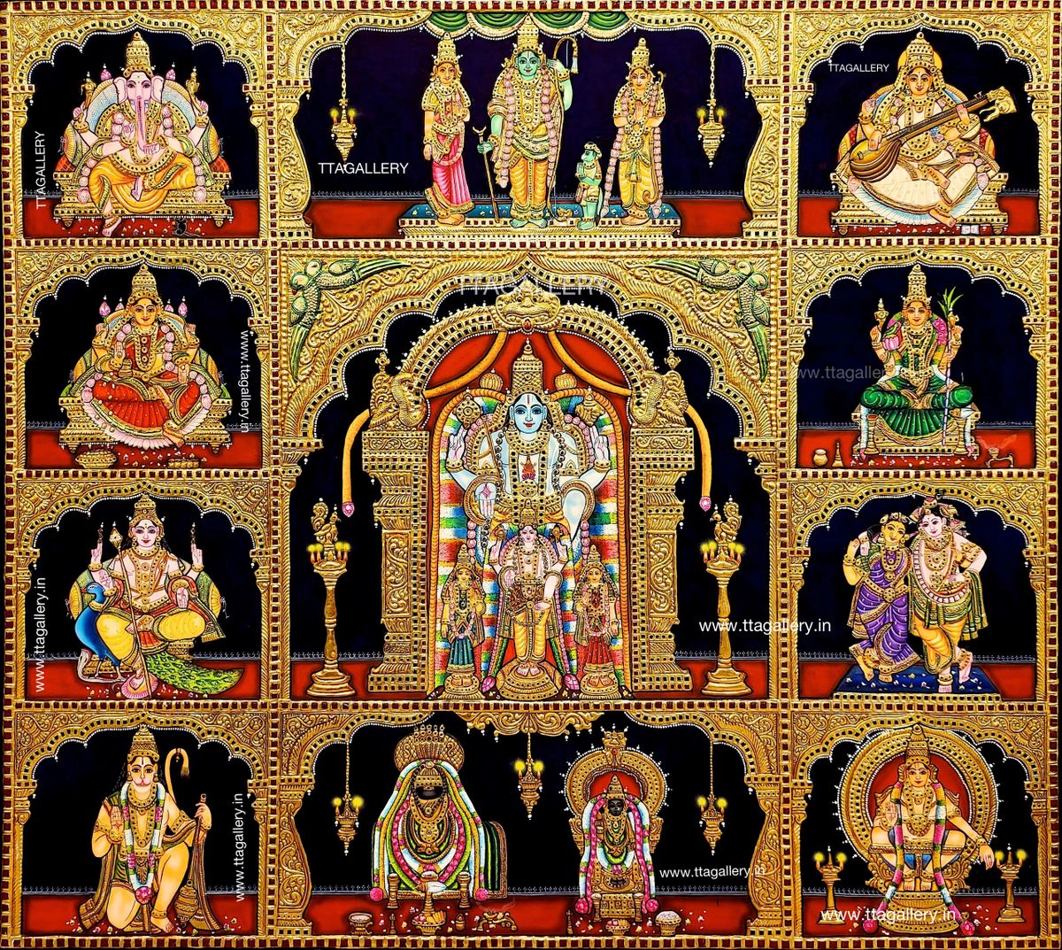 Pooja Painting Tanjore Painting