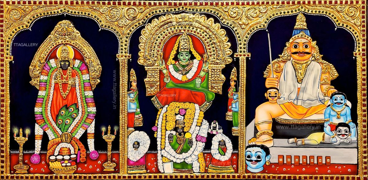 Pooja Painting Traditional Tanjore Painting