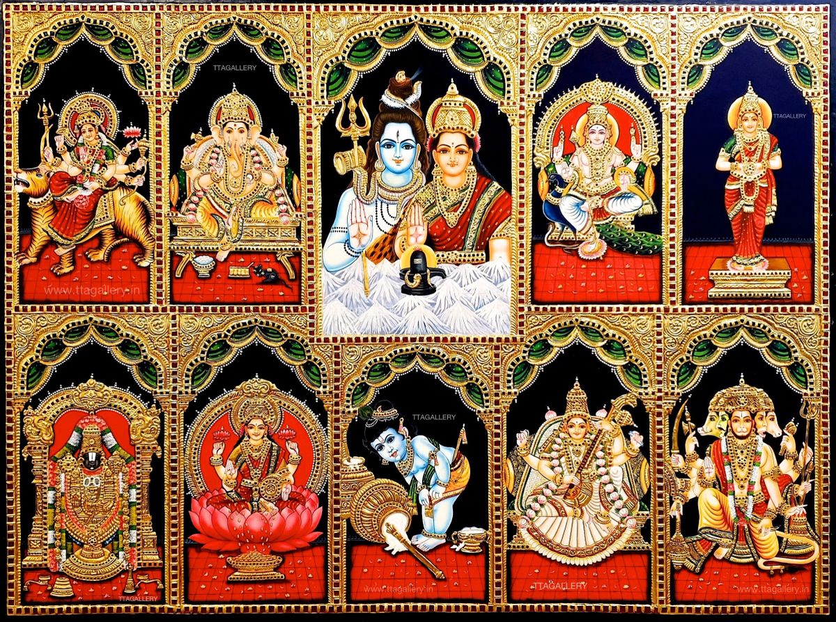 Pooja Painting Tanjore Painting