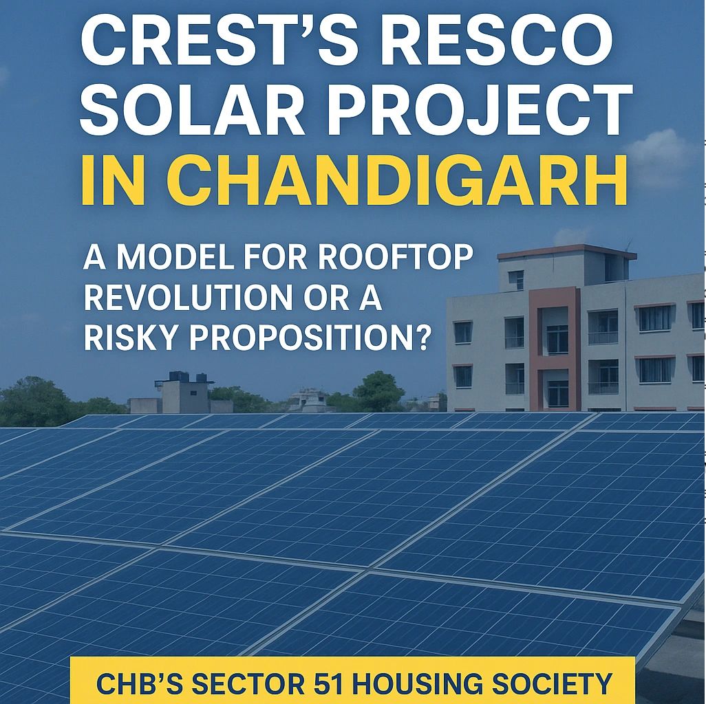 CREST’s RESCO Solar Project in Chandigarh: