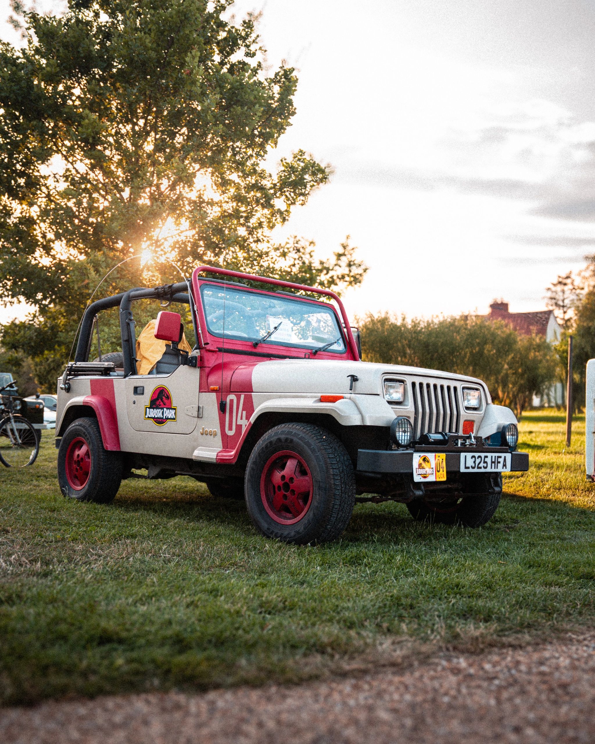 JP04 Jeep Hire - Movie Car, Jurassic Park Jeep, Jeep Hire