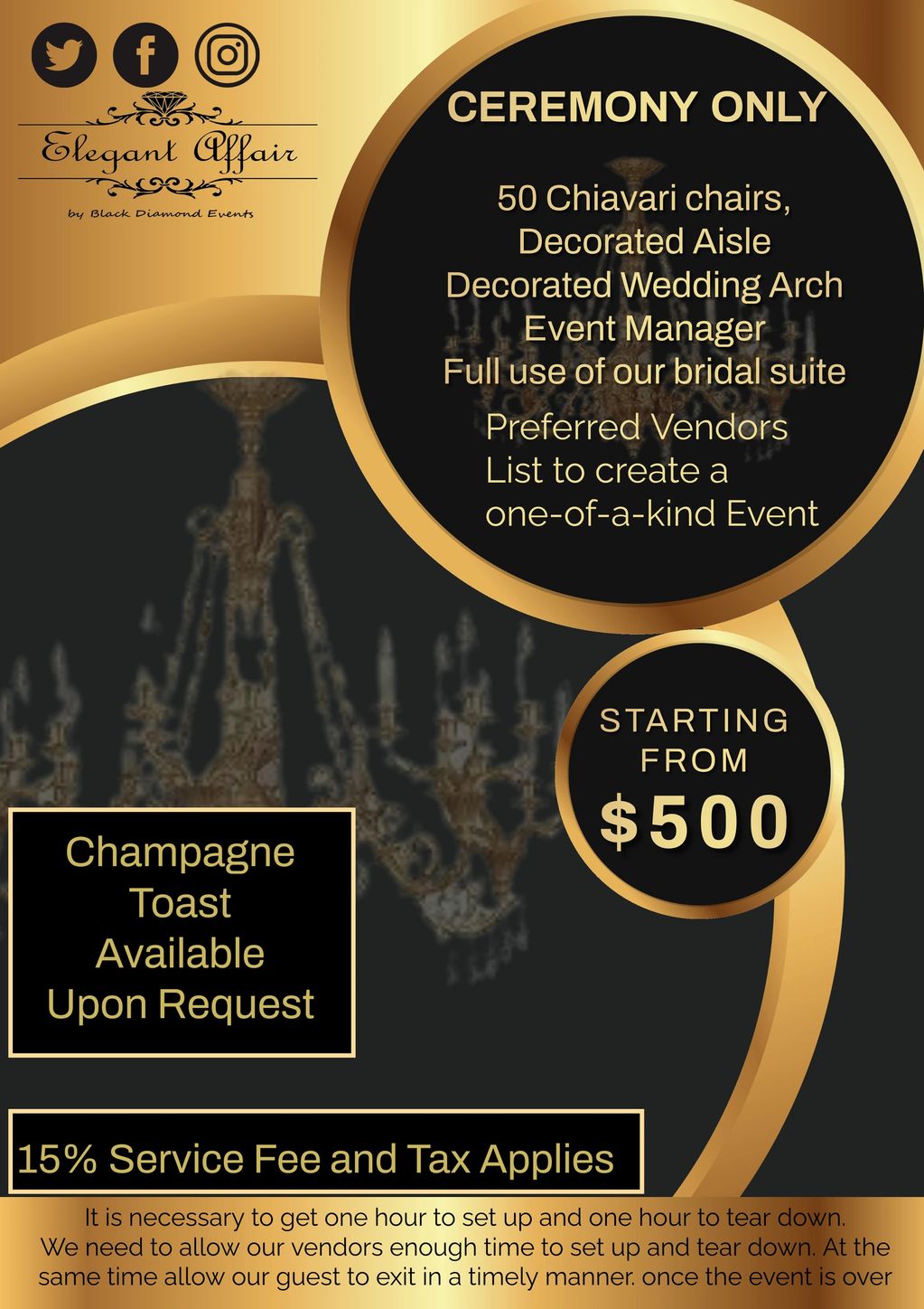 Private Event Package