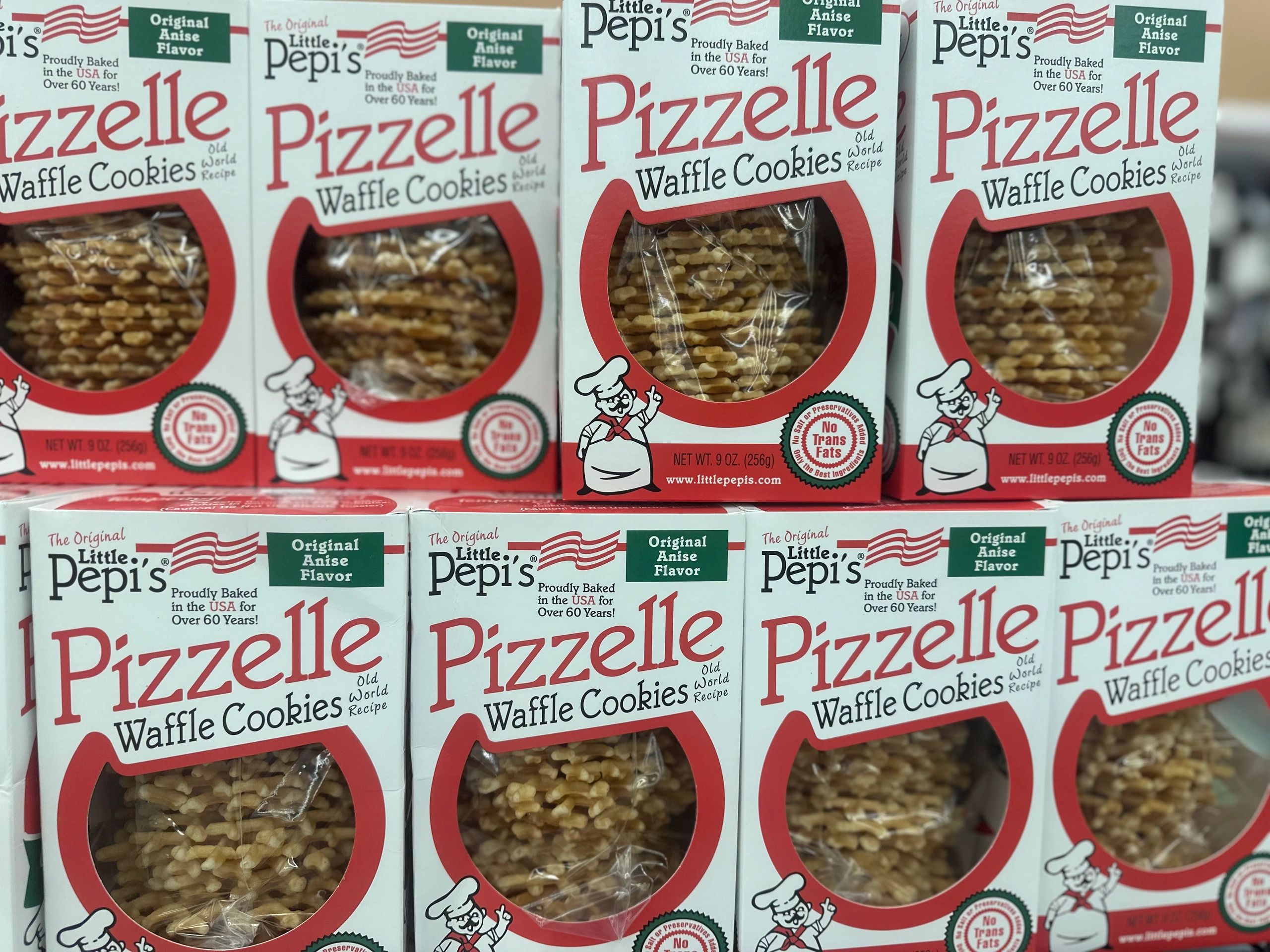Little Pepi's Pizzelles - Authentic Italian Waffle Cookies