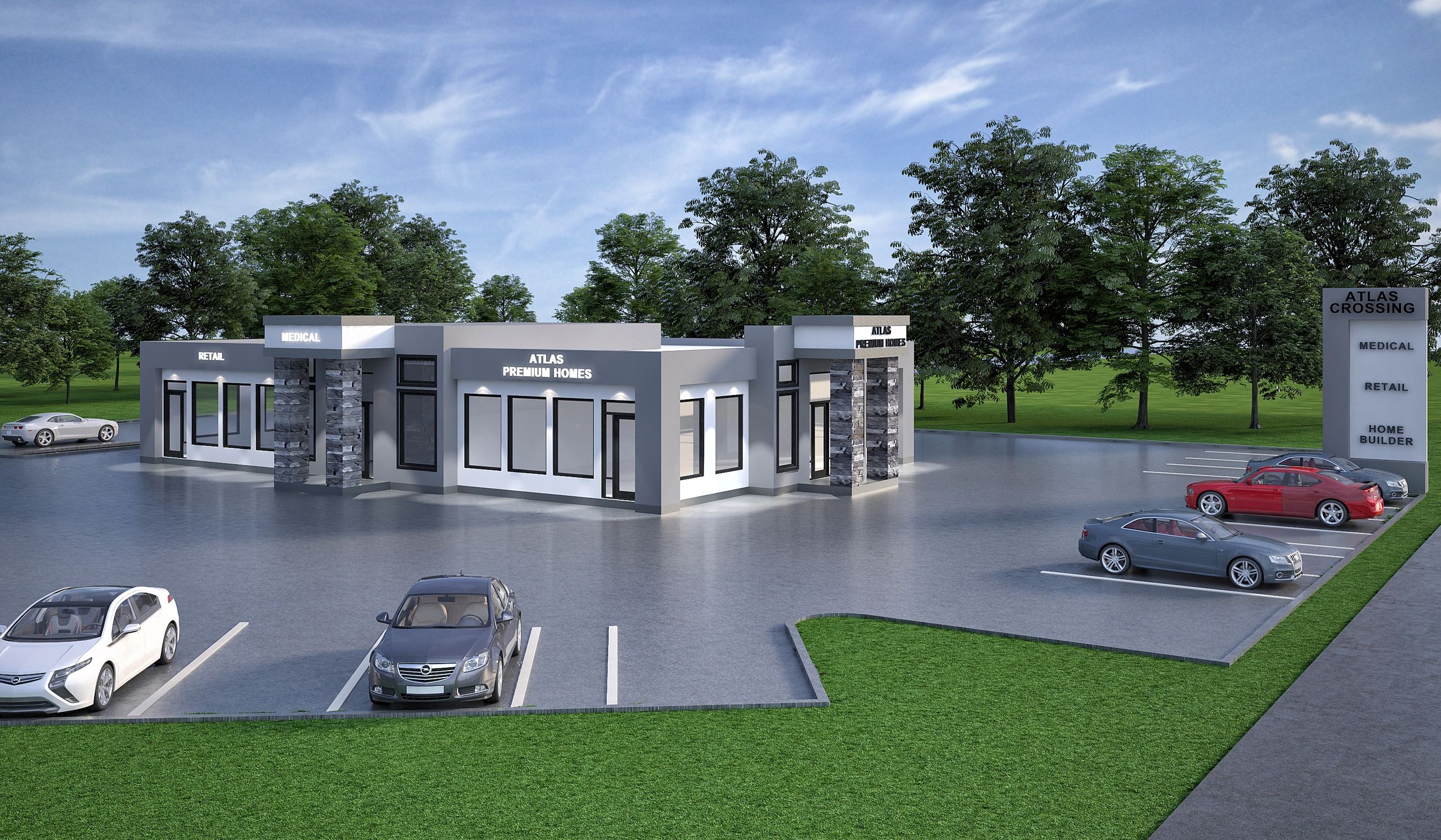 Atlas Crossing - Retail Building, Commercial Lease Property