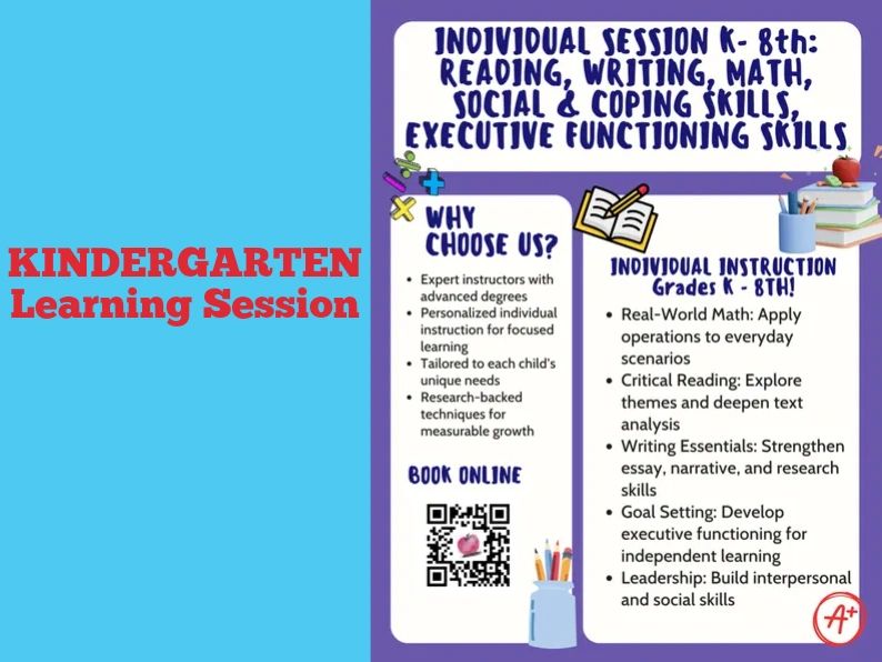 Kindergarten Learning Session (1 hour 15 mins)- Reading, Writing, Math ...