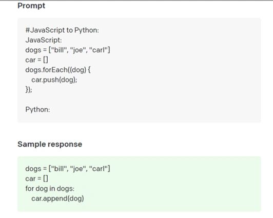ChatGPT UseCase16: Converting Code from JavaScript to Python