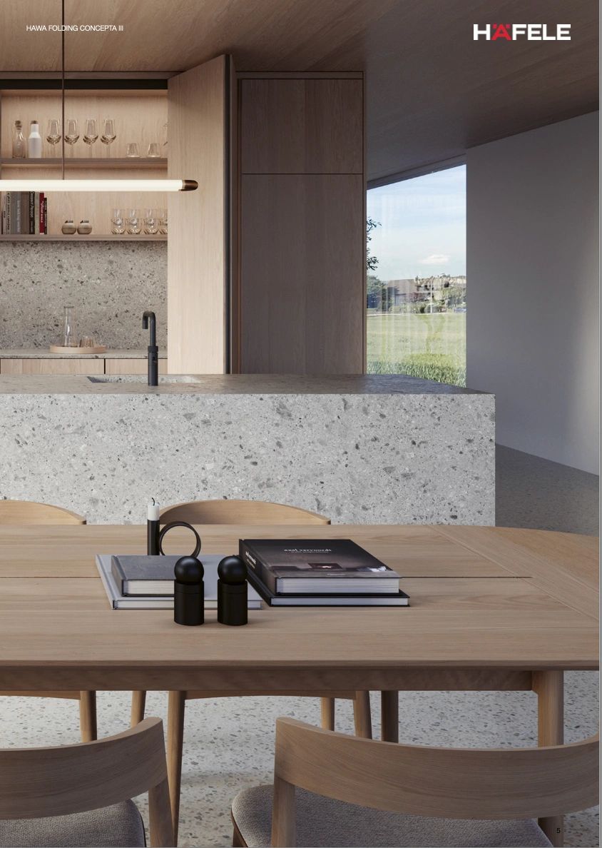 HAFELE HAWA CONCEPTA 3 POCKET DOOR SYSTEM PUSH TO OPEN