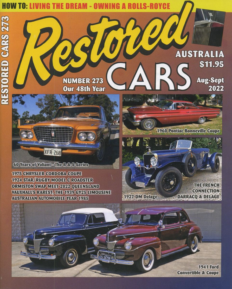 Restored Cars Australia #273 Aug-Sep 2022