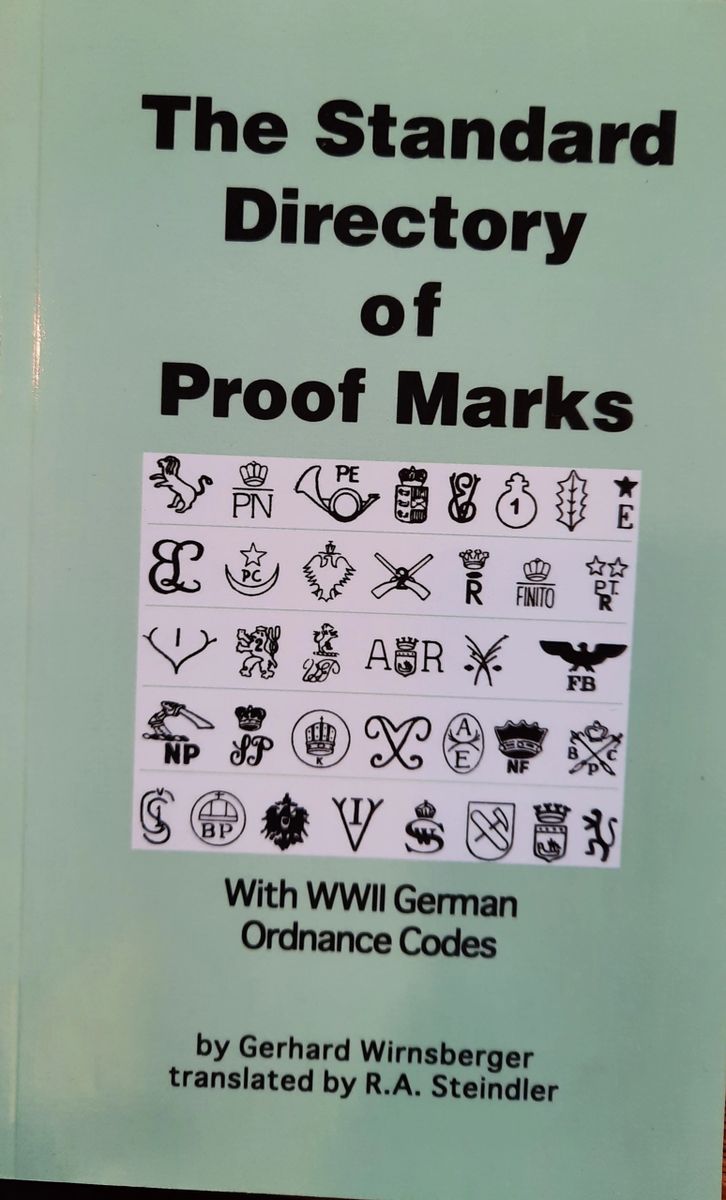 The Standard Directory of Proof Marks With ww2 German Codes out of print