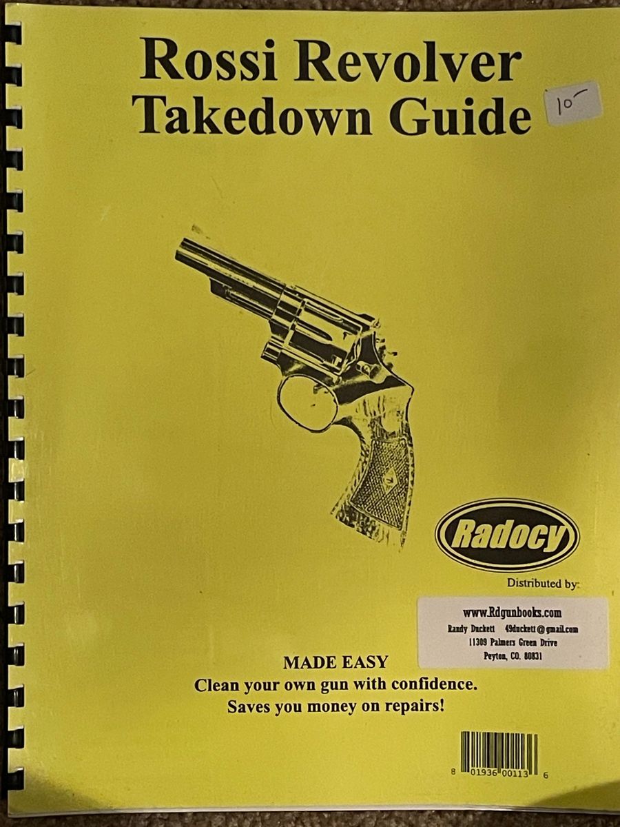 Rossi Revolver Takedown Guide