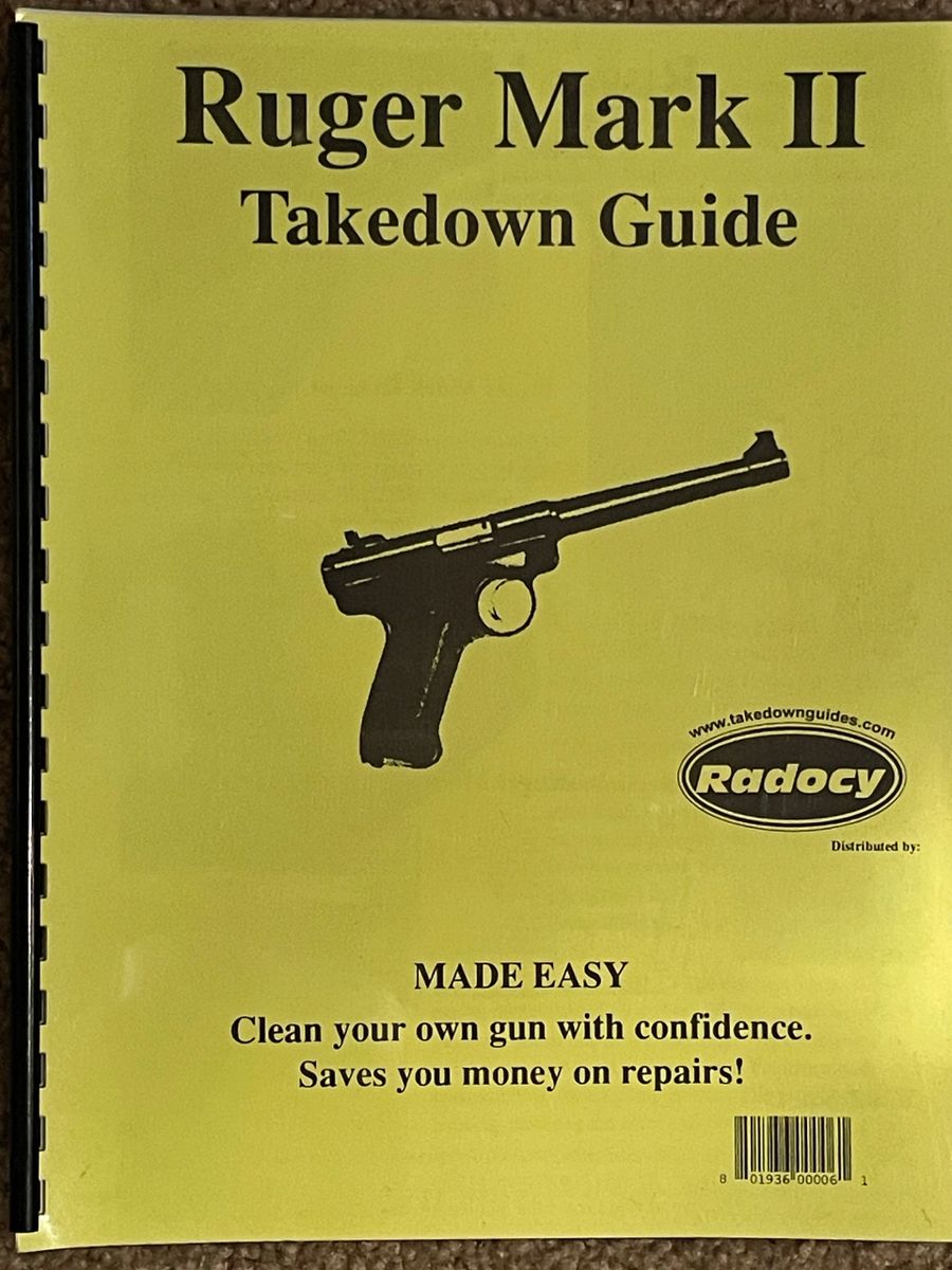 Ruger Mark II Takedown Guide