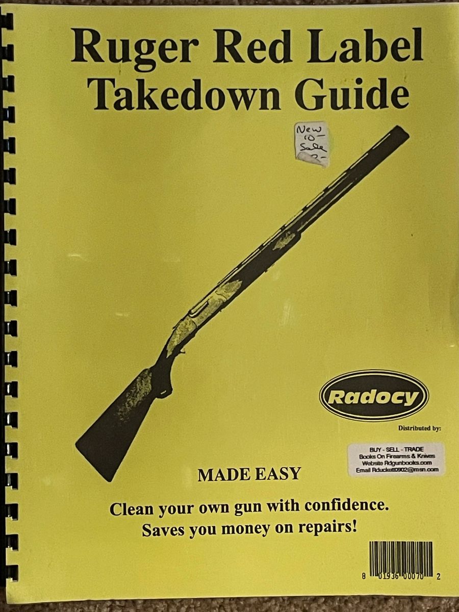 Ruger Red Label Takedown Guide