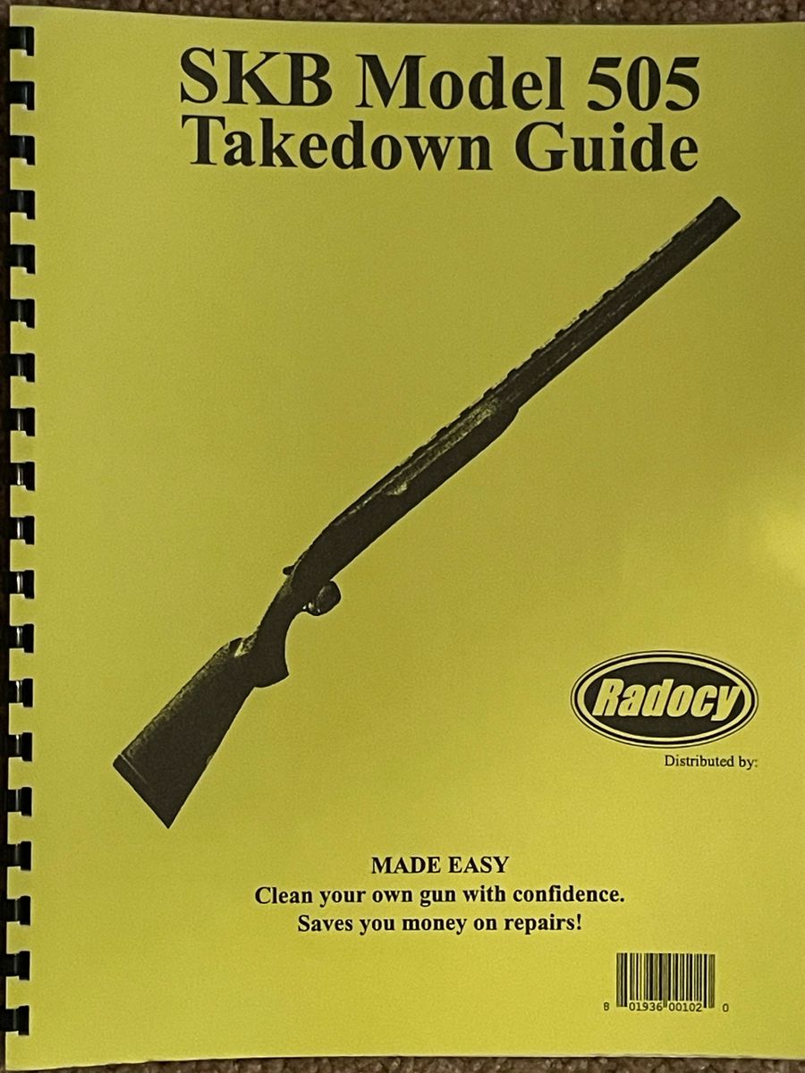 SKB Model 505 Takedown Guide out of Print very limited