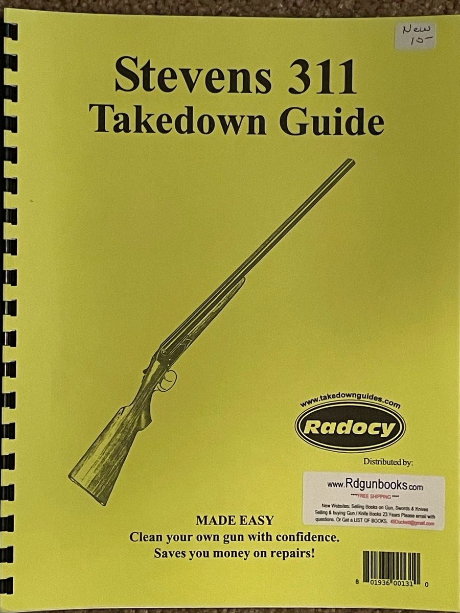 Stevens 311 Takedown Guide out of print. limited