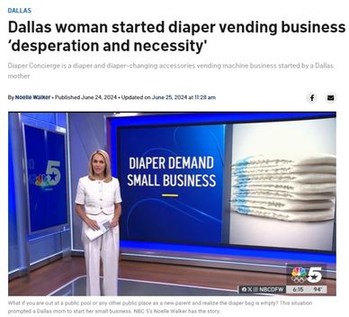 Diaper Concierge - Diaper, Vending Machine