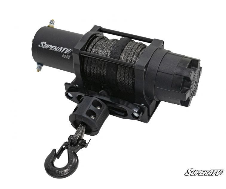 SuperATV 6000 Lb. UTV/ATV Winch (With Wireless Remote & Synthetic Rope)
