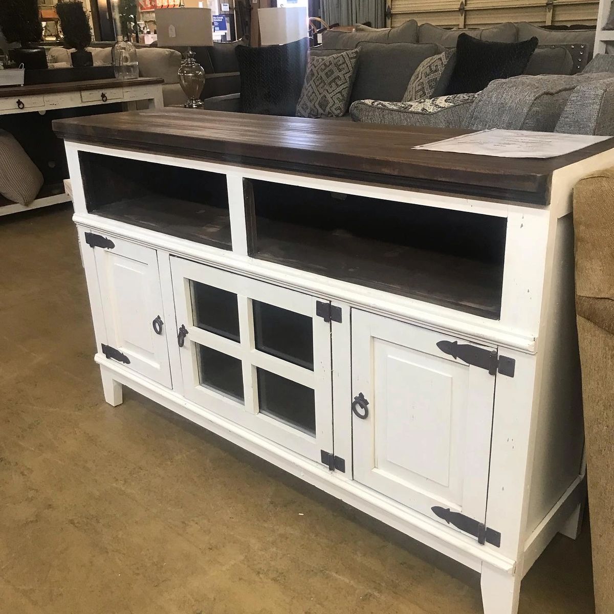 NEW Rustic TV Console Available in 3 sizes & 2 Colors