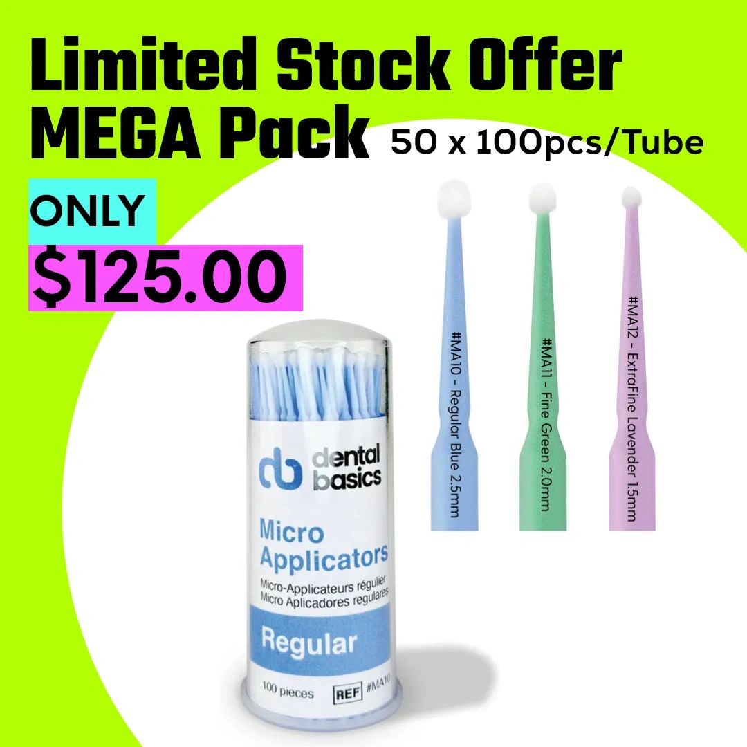 [MEGA PACK] Disposable Micro Applicators (50 x 100pcs/tube)