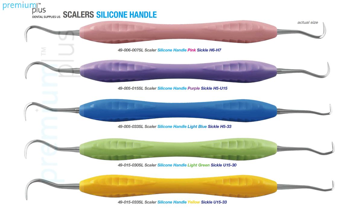 Scalers with Silicone Handle