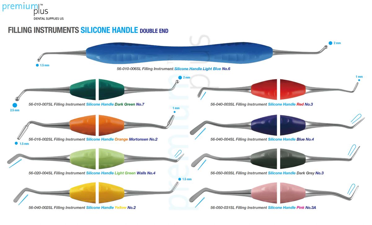 Filling Instruments (Double End) with Silicone Handle