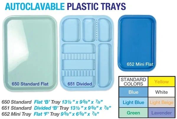 Autoclavable Plastic Tray
