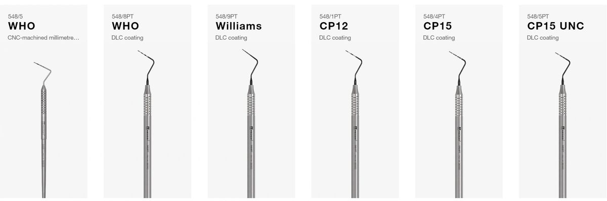Medesy Single-Ended Perio Probe (1 pc)
