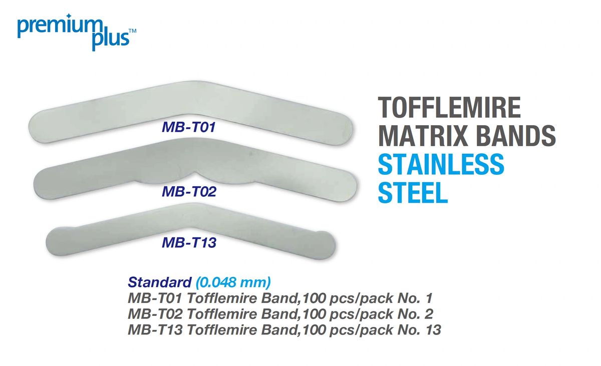 NEW | Tofflemire Matrix Bands Stainless Steel (100pcs/pack)