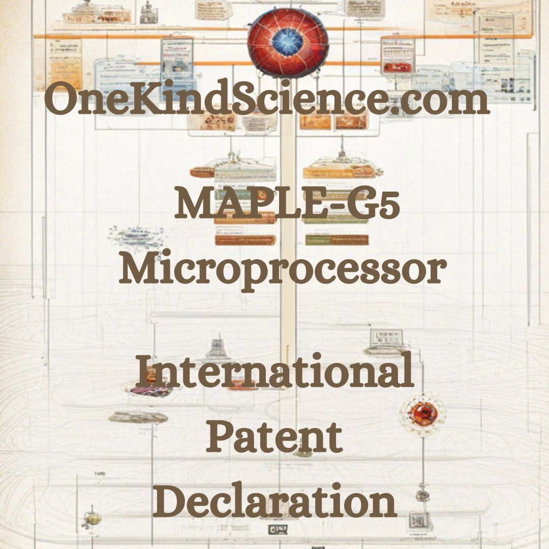 INTERNATIONAL PATENT DECLARATION:MAPLE-G5 Cellular Microprocessor