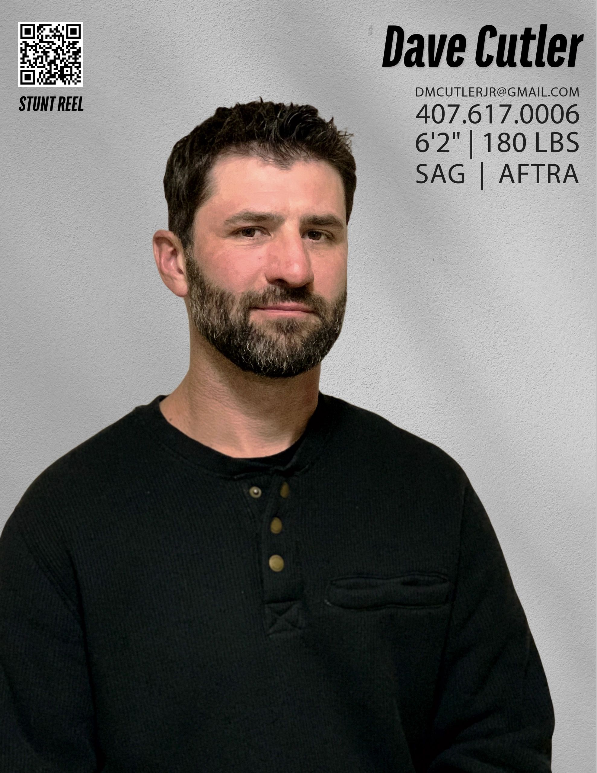 Dave Cutler, Stunt Performer