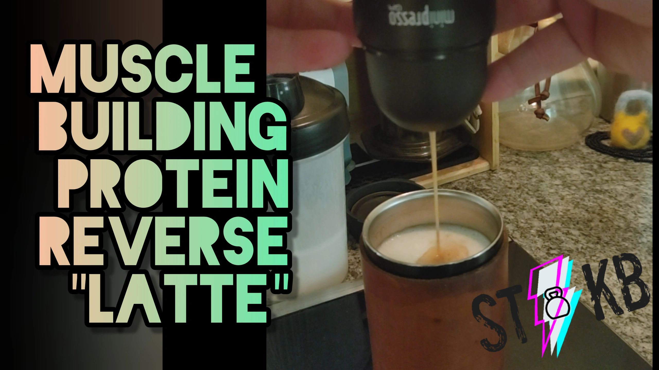 Muscle Building PROTEIN LATTE!